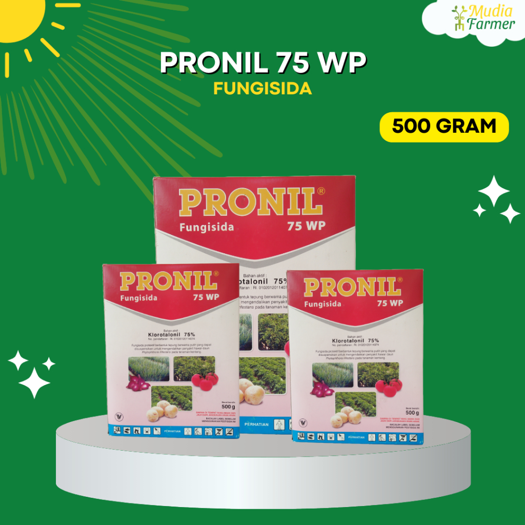Jual PRONIL 75 WP FUNGISIDA 500 G - Perlindungan Maksimal untuk Tanaman ...