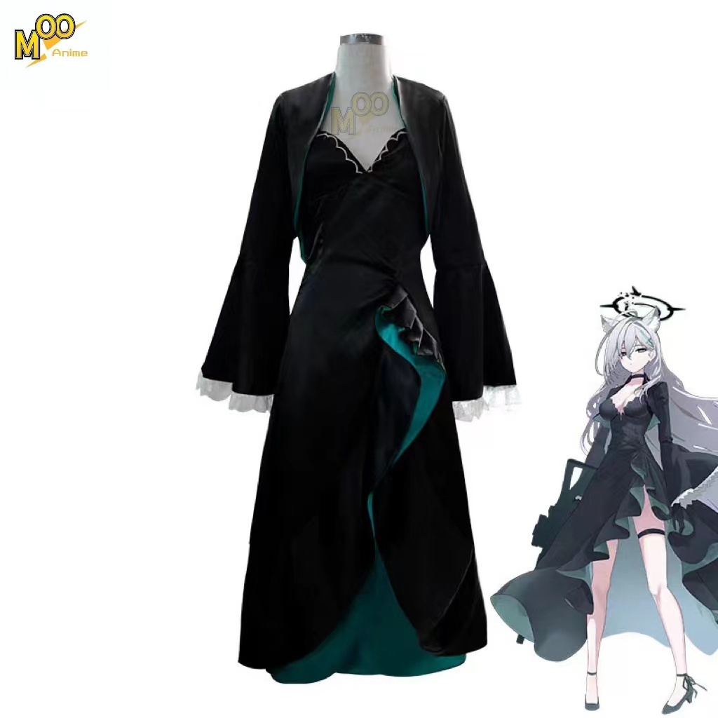 Jual Blue Archive cosplay costume Blackening Sunaokami Shiroko Shiroko ...