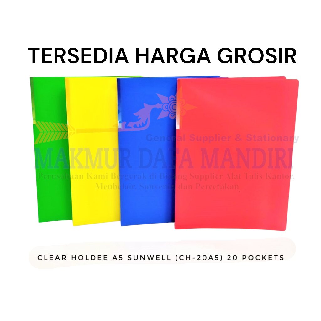 Jual MAP CLEAR HOLDER SUNWELL CH-20 A5+ / DOKUMEN KEEPER SUNWELL CH 20 ...