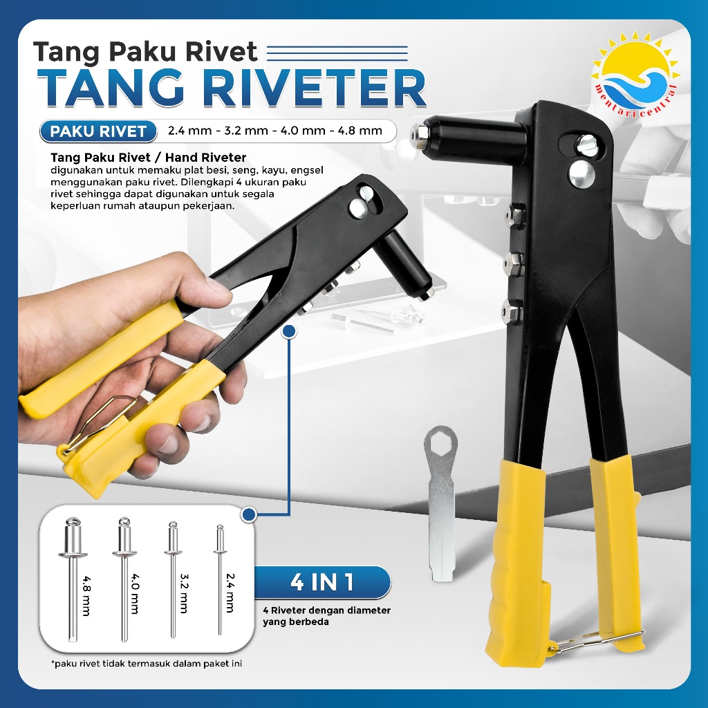 Jual Tang Ripet Rivet Hand Revet Tang Rivet Alumunium Tembakan Gun ...