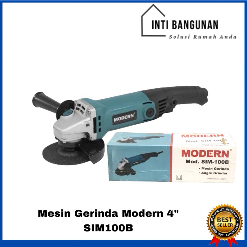 Jual Mesin Gerinda Modern SIM-100B 4" 540W Grinda Tangan | Shopee Indonesia