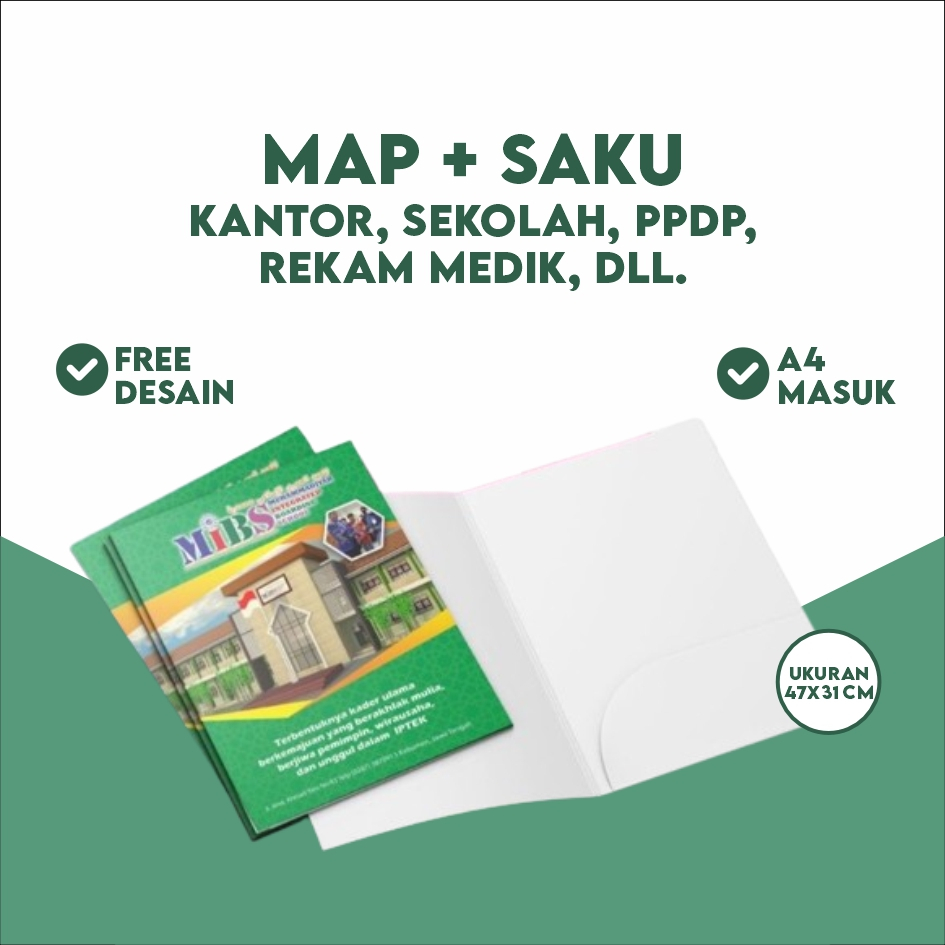 Jual STOPMAP SEKOLAH/ MAP A4/ MAP INSTANSI / MAP FOLDER A4 / MAP DINAS ...