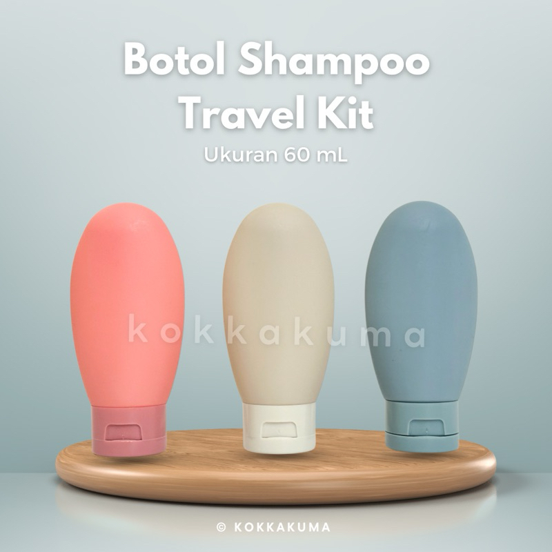 Jual ( KKM ) Botol 60ml Sabun Shampoo Lotion Travelling Wadah Tempat ...