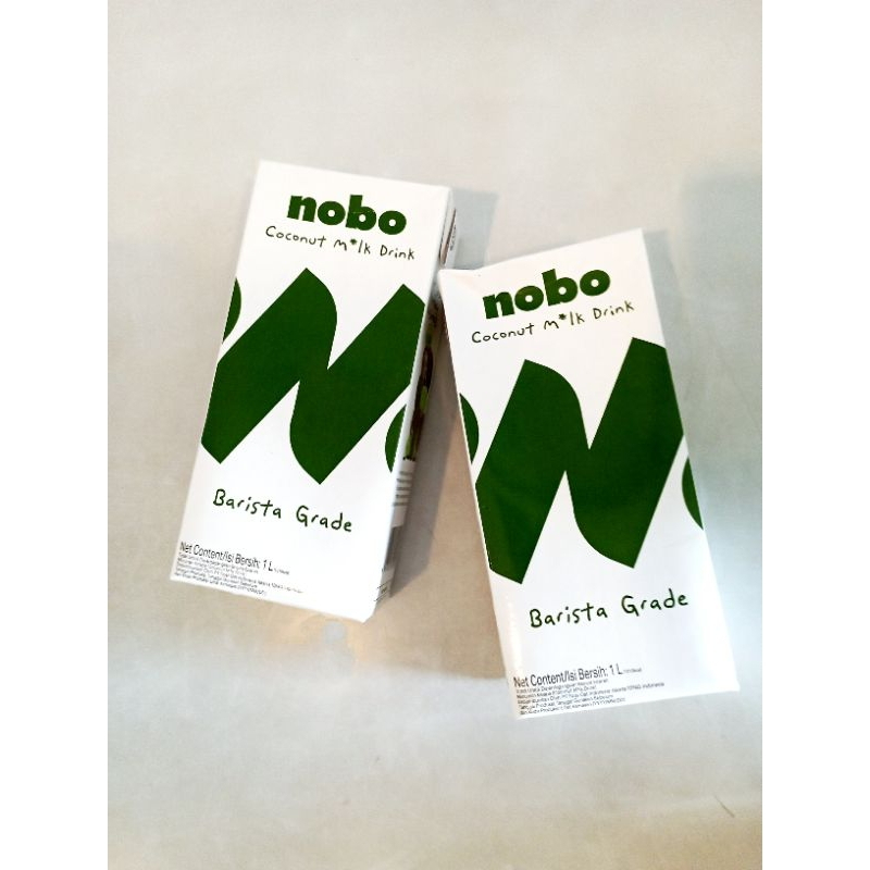 Jual Nobo Coconut Milk Plant Based Barista Grade - 1 Ltr | Shopee Indonesia