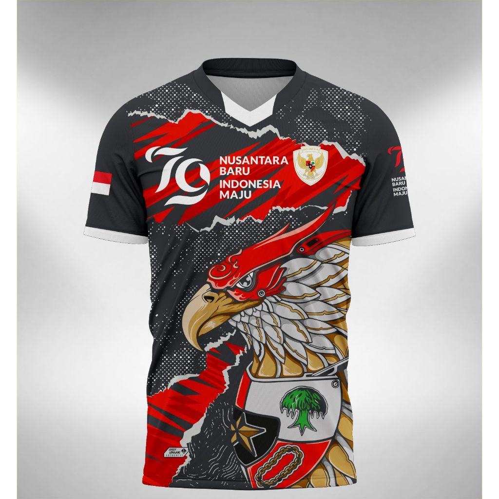 Jual Jersey GARUDA TIMNAS INDONESIA HUT KEMERDEKAAN RI 79 GARUDA SUPER ...