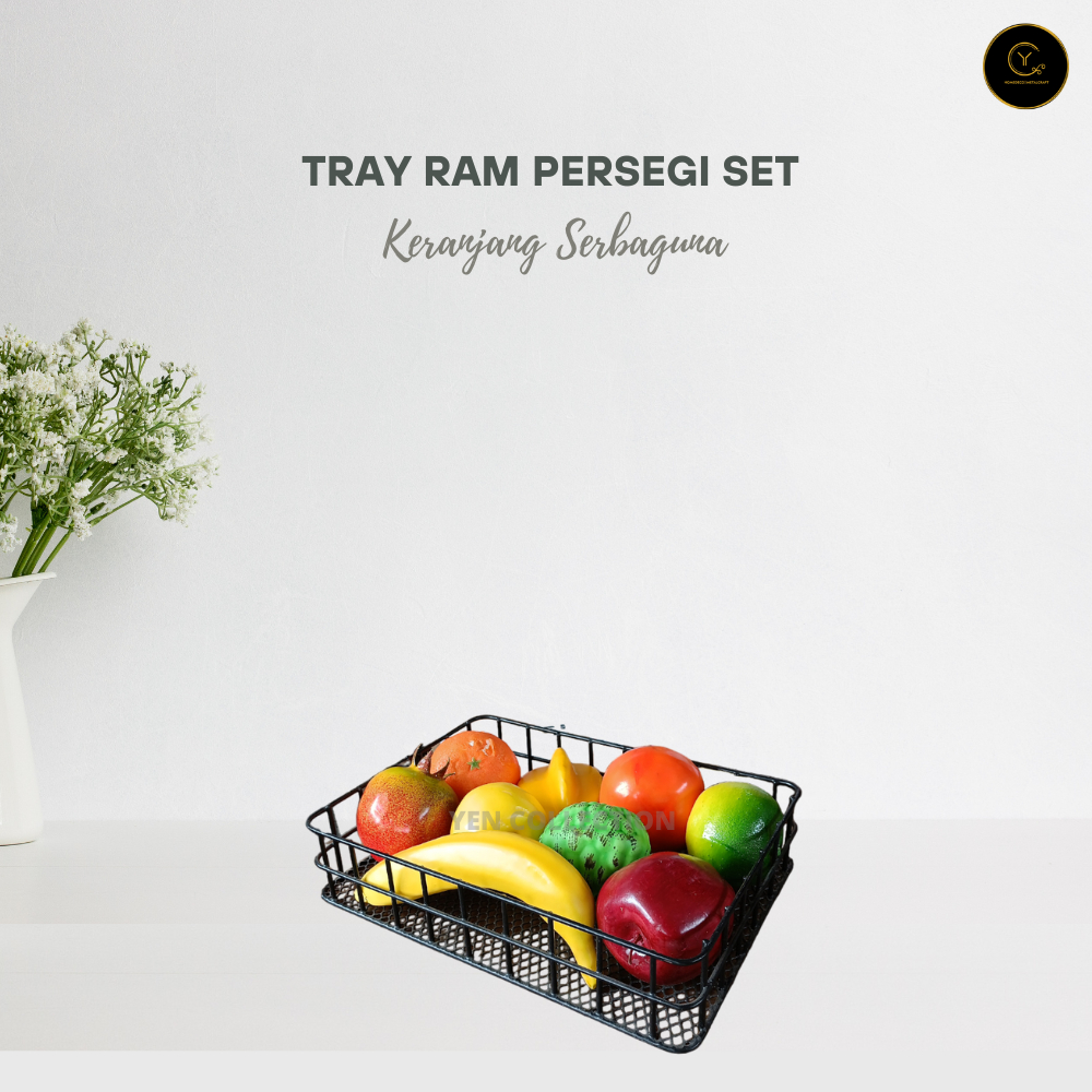 Jual TRAY RAM PERSEGI SET - NAMPAN BESI SERBAGUNA | Shopee Indonesia
