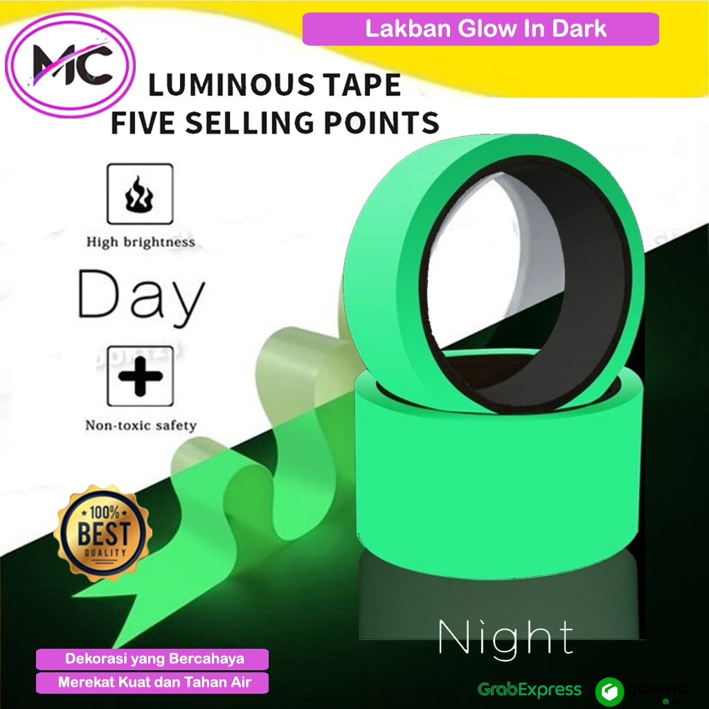 Jual Stiker Dinding Glow In The Dark Penanda Tangga Darurat Isolasi ...
