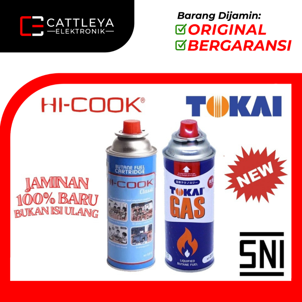 Jual [COD] TOKAI / HI COOK GAS PORTABLE BUTANE / GAS KOMPOR PORTABLE ...