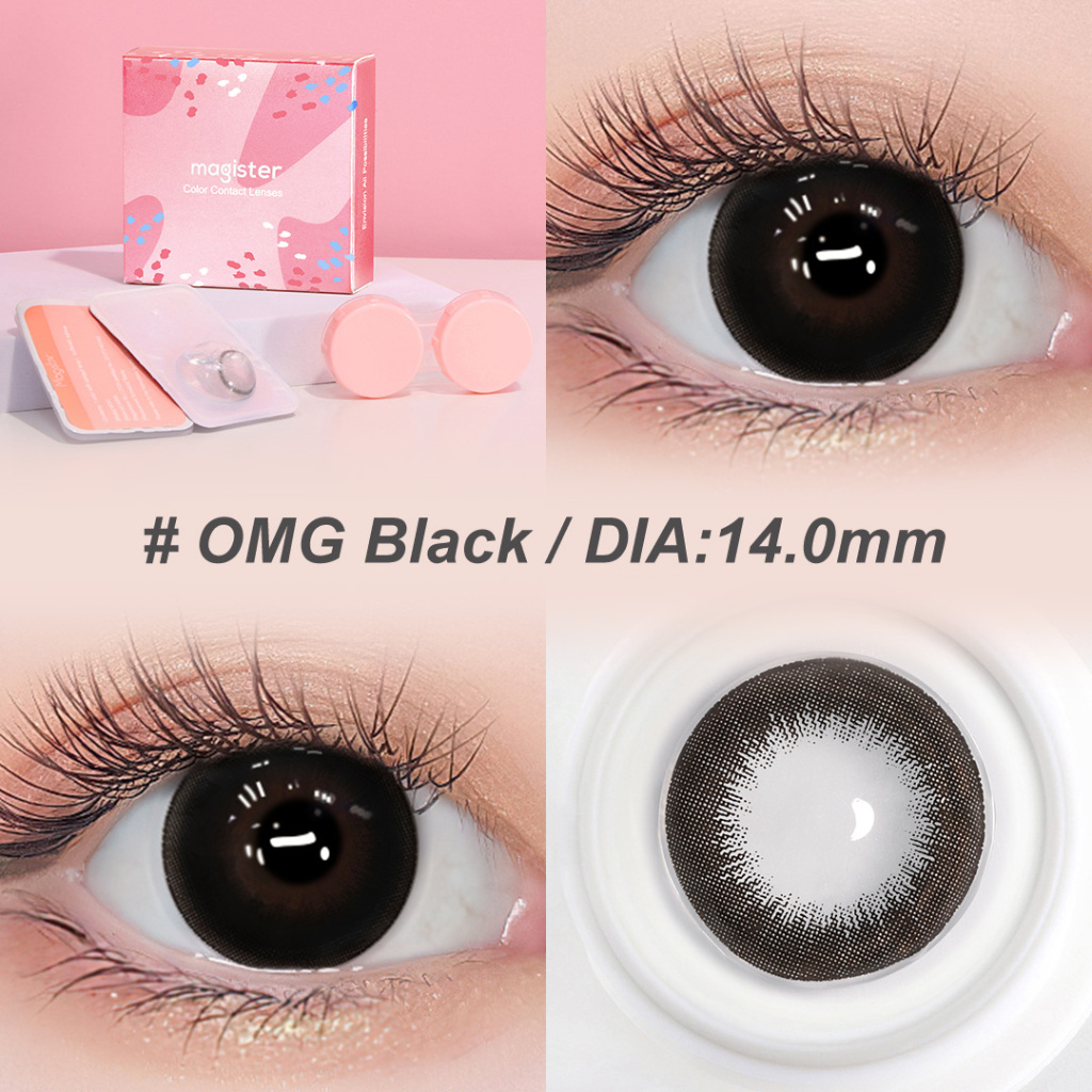 Jual [0.00~-6.00]MAGISTER SOFTLENS HITAM 14MM-14.5MM SOFTLENS MINUS ...