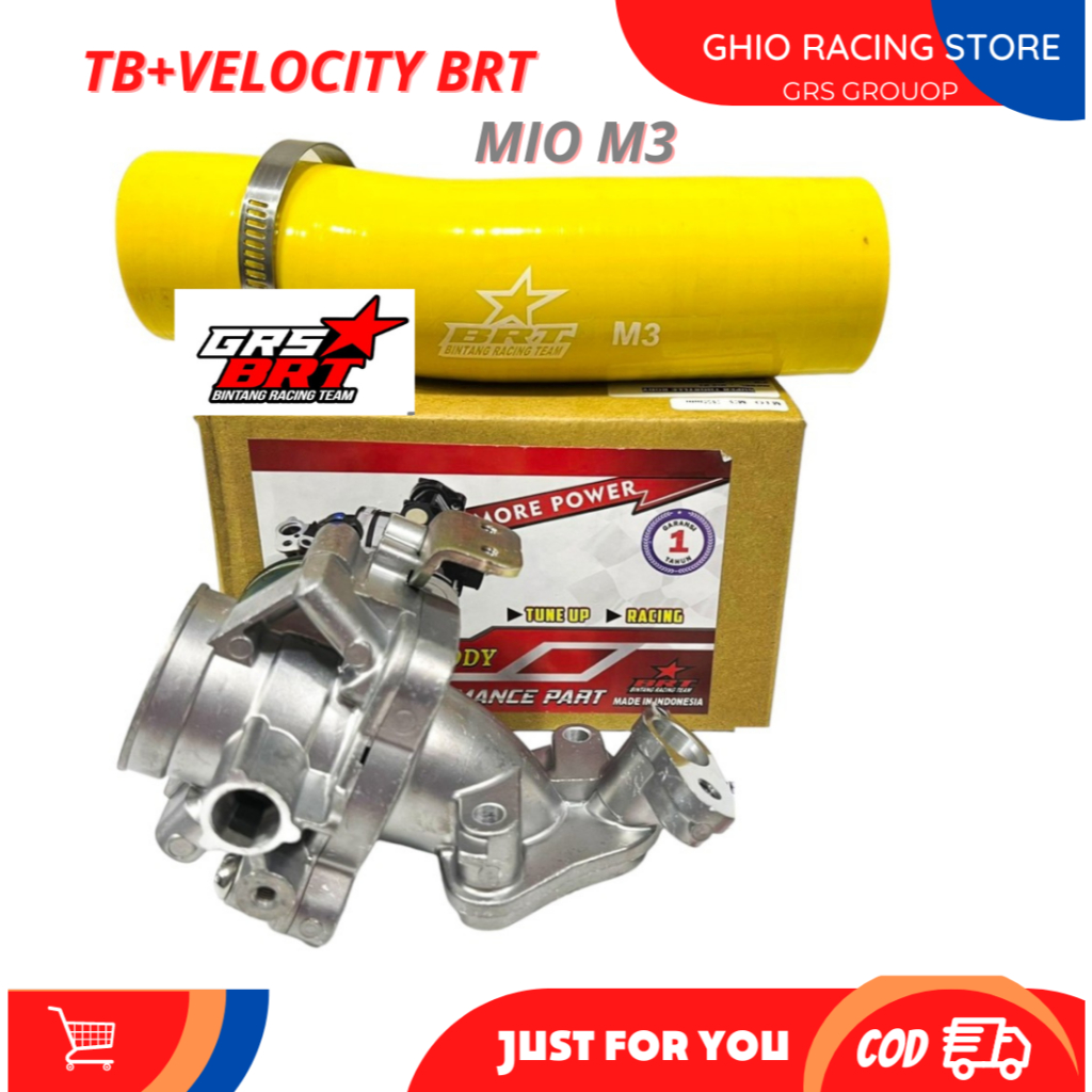 Jual THROTTLE BODY TB BRT SUPER FLOW & VELOCITY BANANA MIO M3 Z S FINO ...