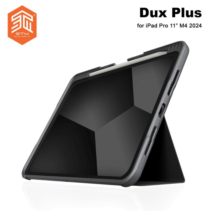 Jual Casing iPad Pro 11 Inch M4 2024 STM Dux Plus Stand Case - Black ...