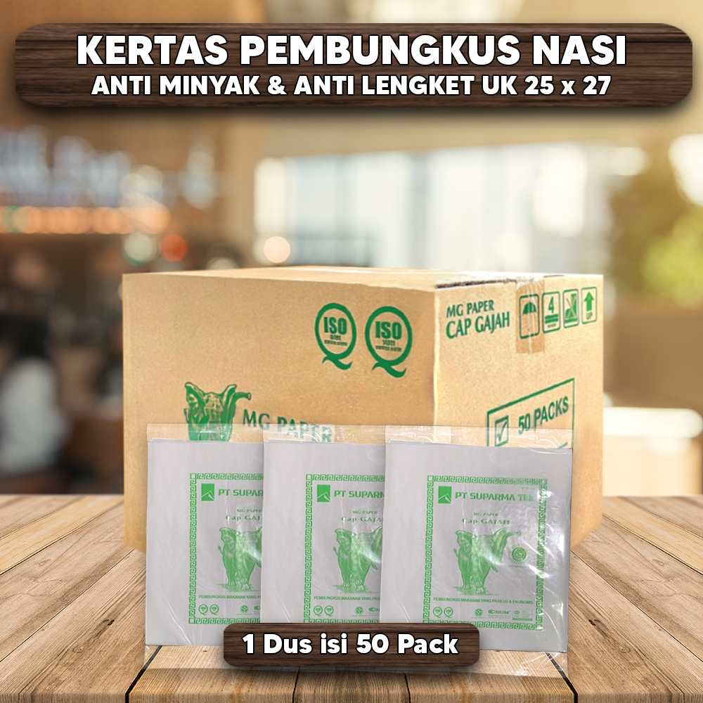 Jual Kertas Bungkus Burger / Kertas Nasi Putih KFC / Kertas Kebab Per ...