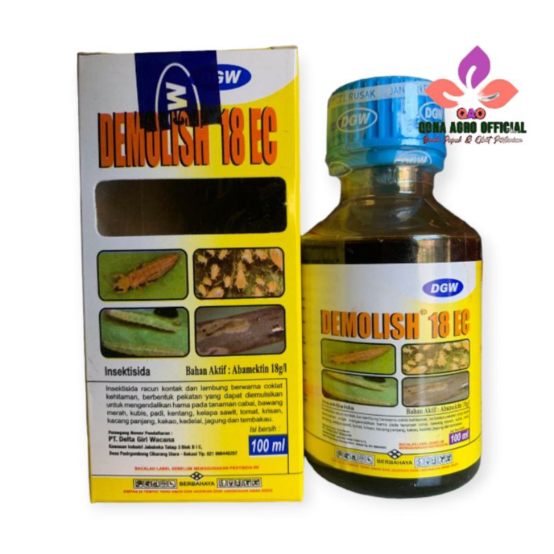 Jual DEMOLISH 18 EC 100ML INSEKTISIDA ABAMEKTIN | Shopee Indonesia