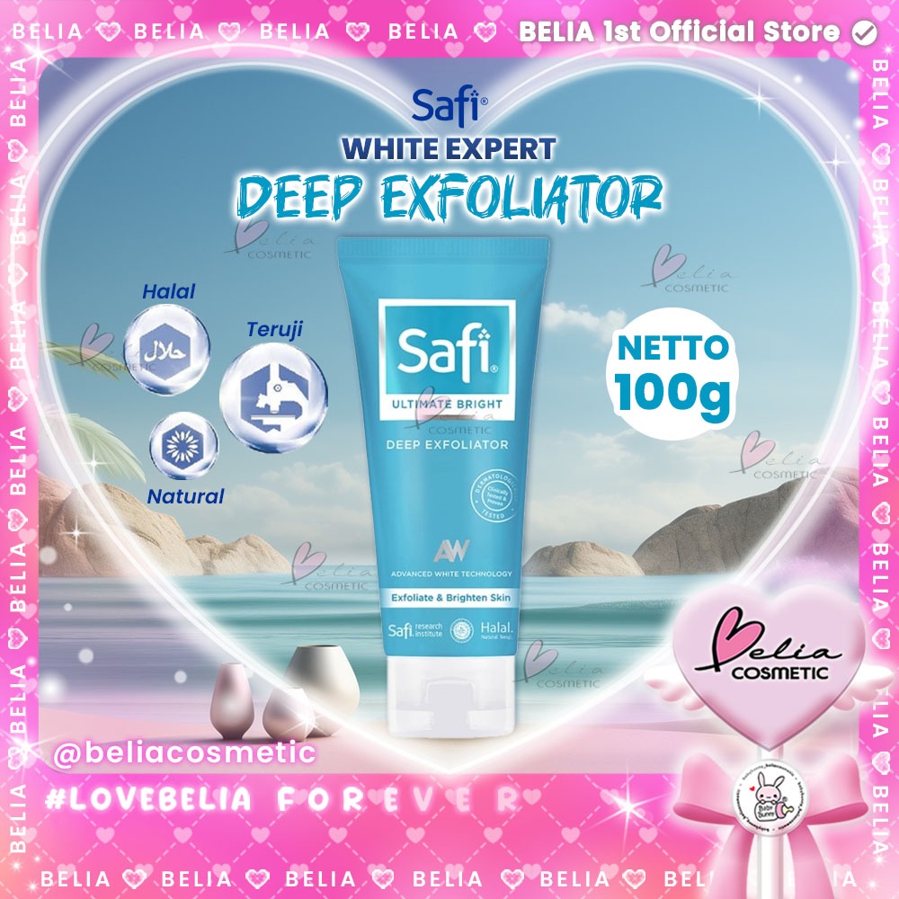 Jual BELIA SAFI Ultimate Bright Deep Exfoliator (Scrub/Skrub lembut) 100% HALAL 100g | Shopee ...