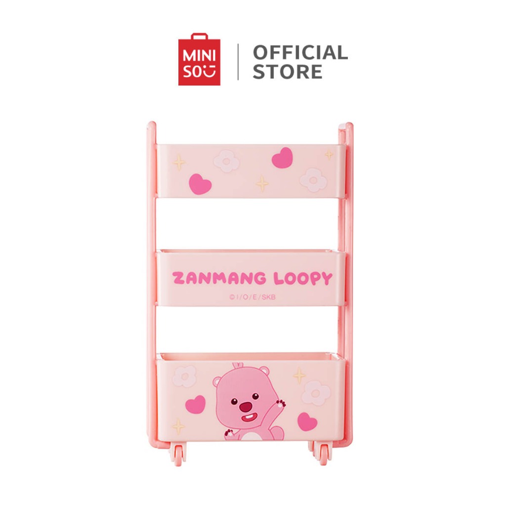 Jual Miniso x ZANMANG Loopy Collection Penyimpanan Desktop 3 Tier ...