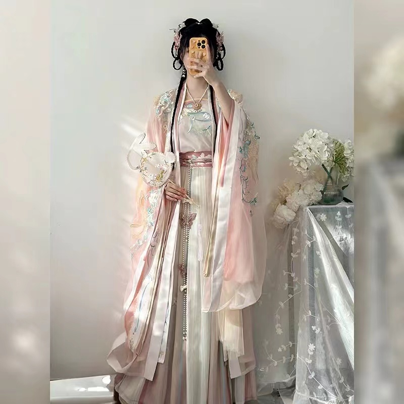 Jual Han Yu Kui Song Dynasty Hanfu Women's 2024 New Spring and Summer ...