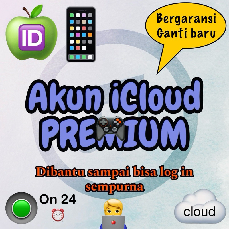 Jual acc akun cloud id bergaransi sesuai request tinggal pakai | Shopee Indonesia