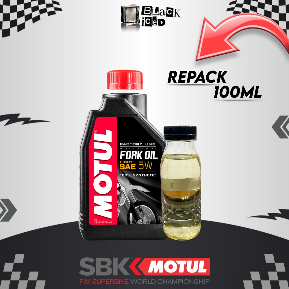 Jual Motul IPONE Fork Oil 5W 15W Oli shock motor Kemasan Repack 100ml Original 100% | Shopee ...