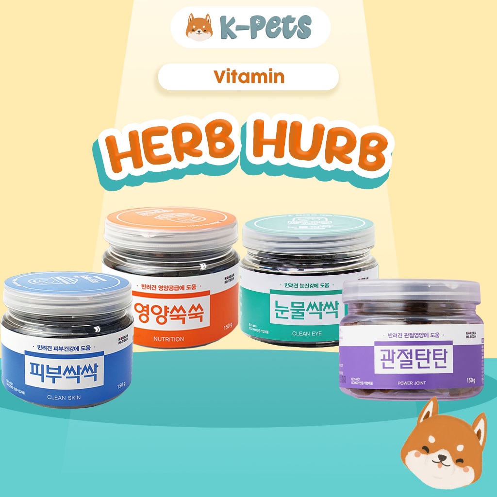 Jual Herb Hurb Korea Dog Vitamin Anjing | Shopee Indonesia