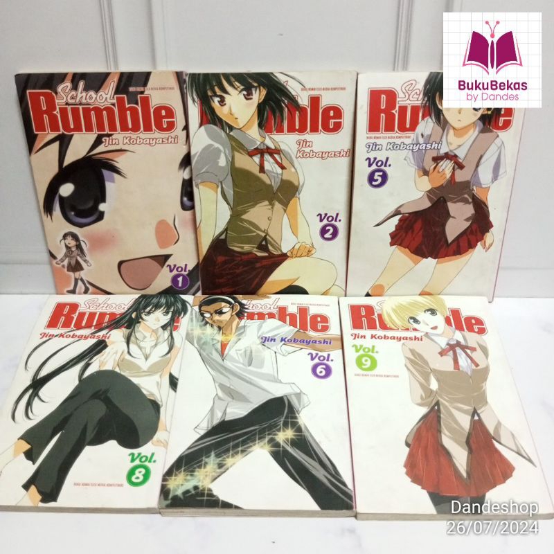 Jual School Rumble by Jin Kobayashi - Komik Cabutan Bekas ELEX MEDIA | Shopee Indonesia