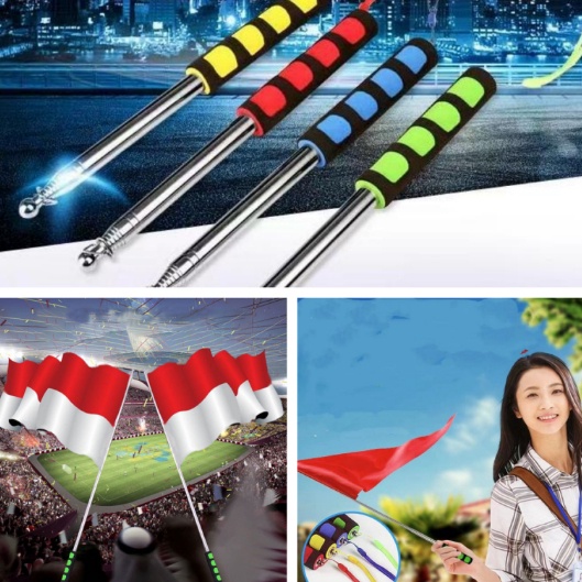 Jual Free Garansi 12 Meter Tongkat Tiang Bendera Lipat Portable ...