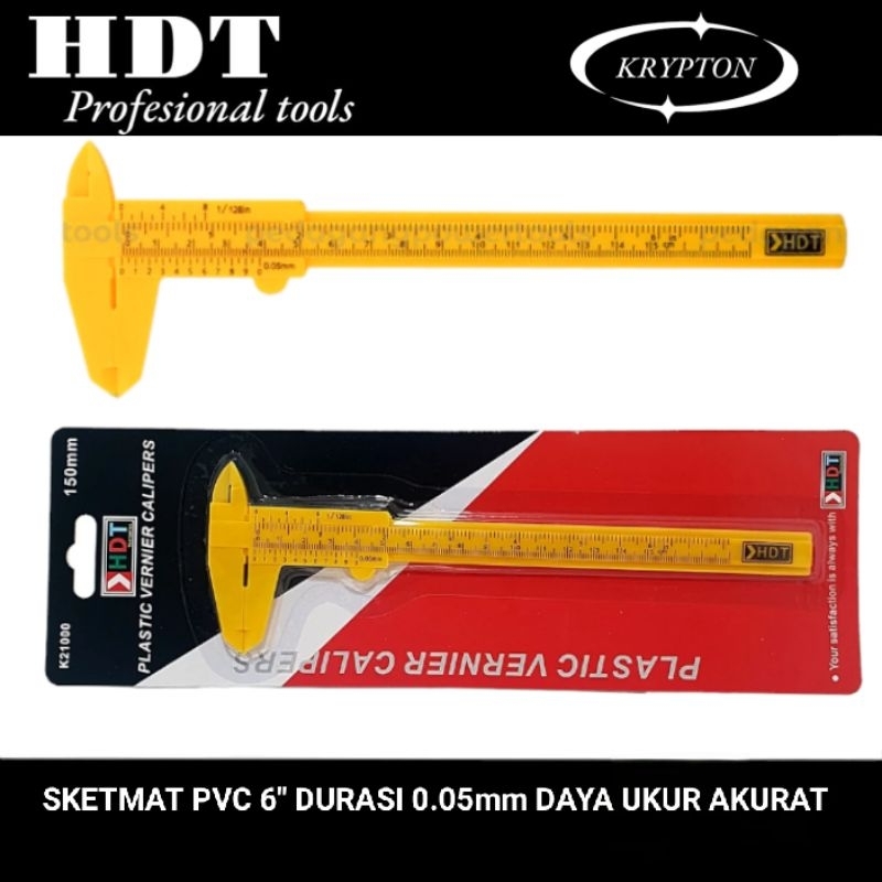 Jual HDT sketmat / sigmat pvc 6" daya ukur akurat durasi 0.05mm ...