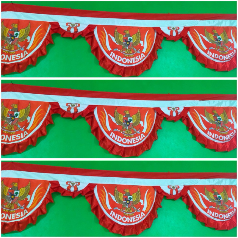 Jual BENDERA_MERAH-PUTIH_BACKGROUND_REMPEL_GARUDA&POLOS | Shopee Indonesia