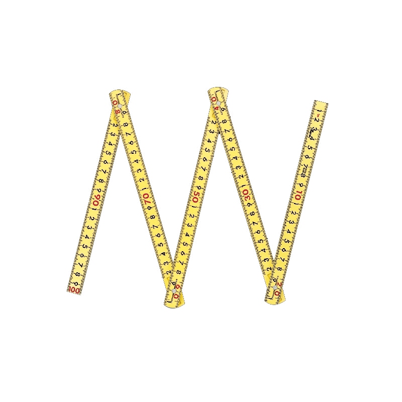 Jual SHINWA Fiber Folding Ruler 5 Folds 1 Meter 78605 | Shopee Indonesia
