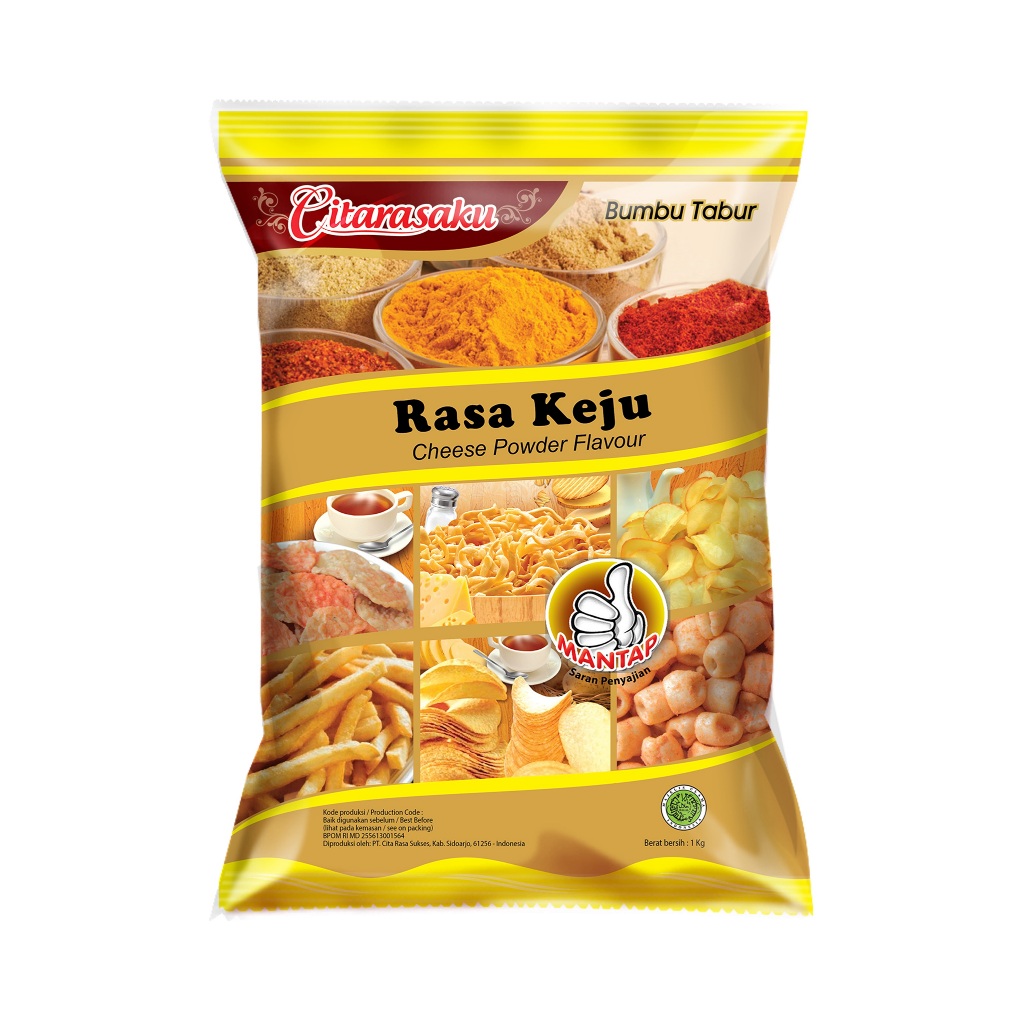 Jual Citarasaku Bumbu Tabur Rasa Keju 1 Kg | Shopee Indonesia