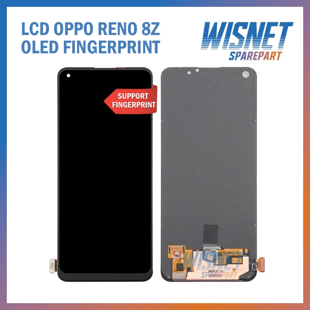 Jual Grosir LCD Oppo Reno 8z 5G Original FINGERPRINT ORIGINAL 100% Fullset Touchscreen Garansi 1 ...