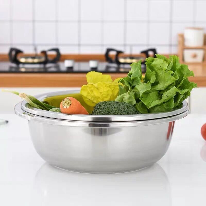 Jual BMW Kitchenware - Baskom Jumbo Stainless Steel Basin Baskom Cuci ...