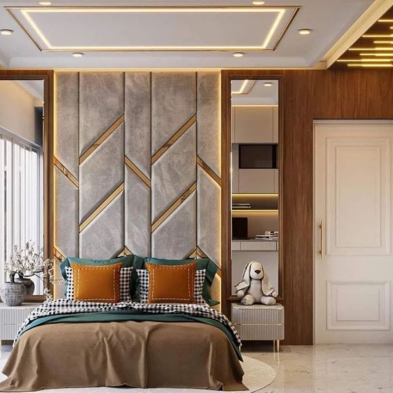 Jual Headboard Wall Panel/ Wallpaper 3D Foam Full Dinding Persegi Uk ...