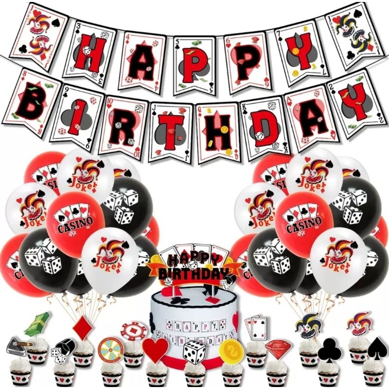 Jual paket baner balon latex MINECRAFT sinchan spiderman police remi ...