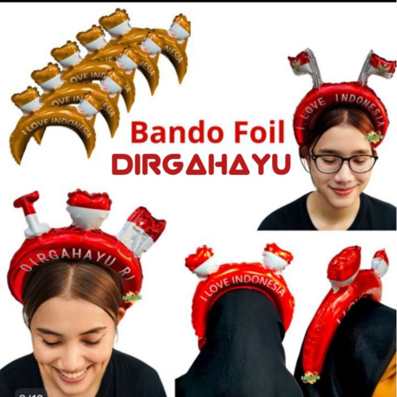 Jual Bando Balon Merah Putih karnaval festival hari kemerdekaan ...
