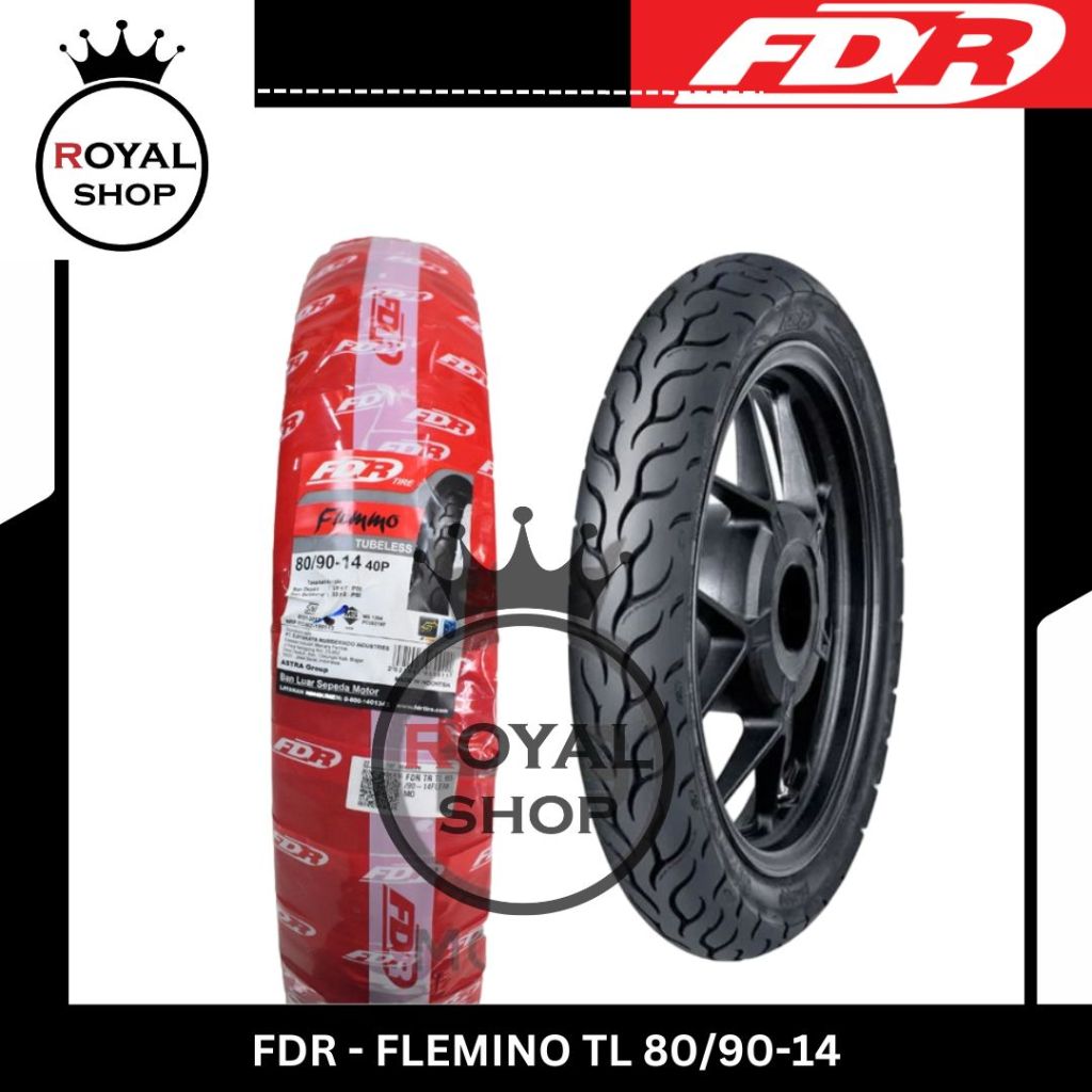 Jual Ban Motor FDR Flemino 80/90 - 14 Tubeless Beat Scoopy Vario Mio ...