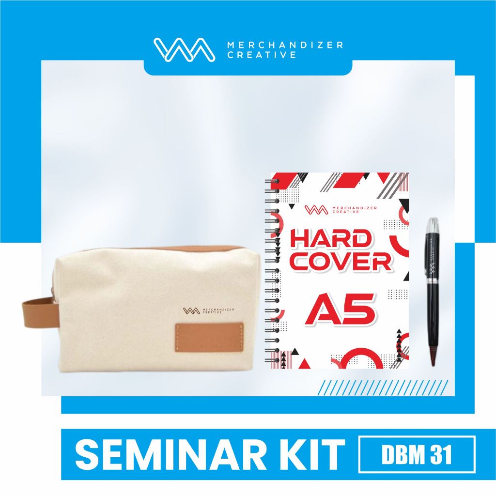 Jual Pouch, Pulpen Sablon, dan Notebook Hardcover Spiral A5 - Custom ...