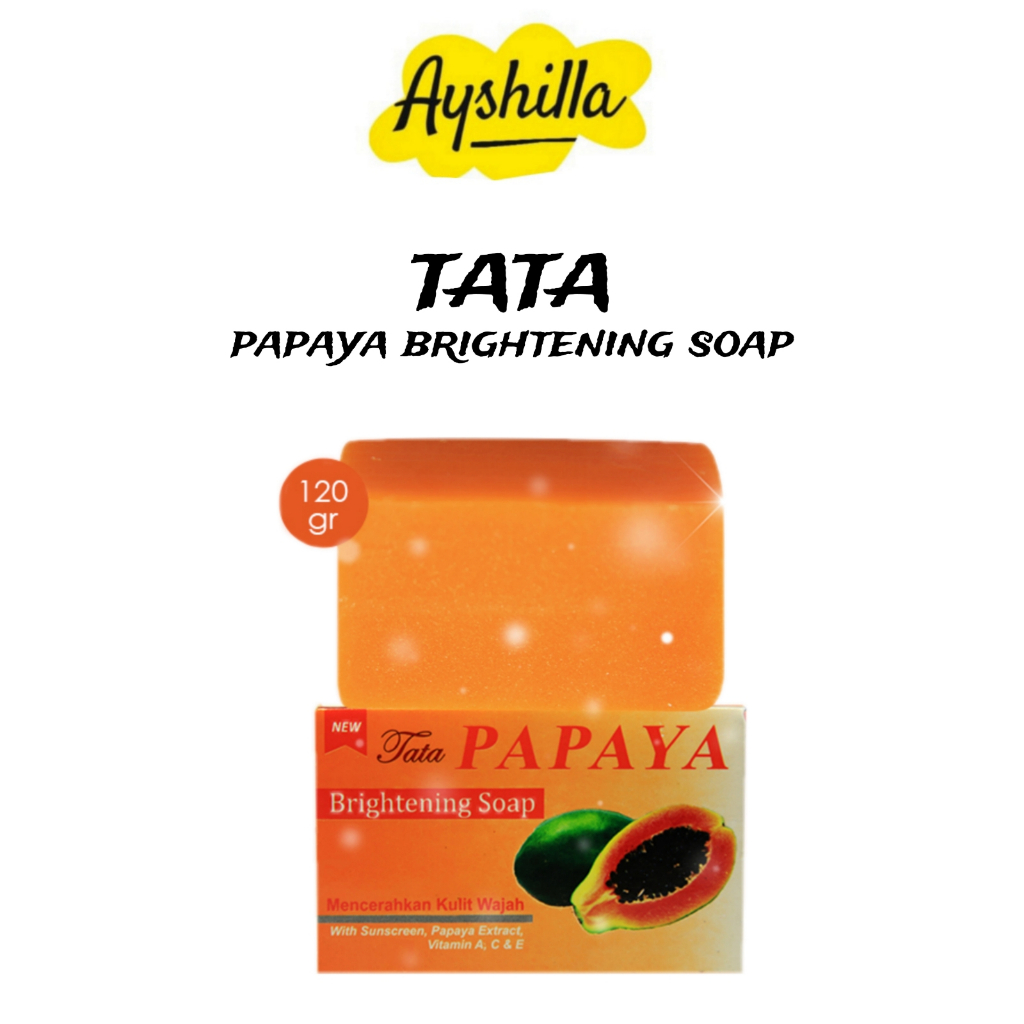 Jual Tata Papaya Brightening Soap/ Sabun Pepaya 120gr | Shopee Indonesia