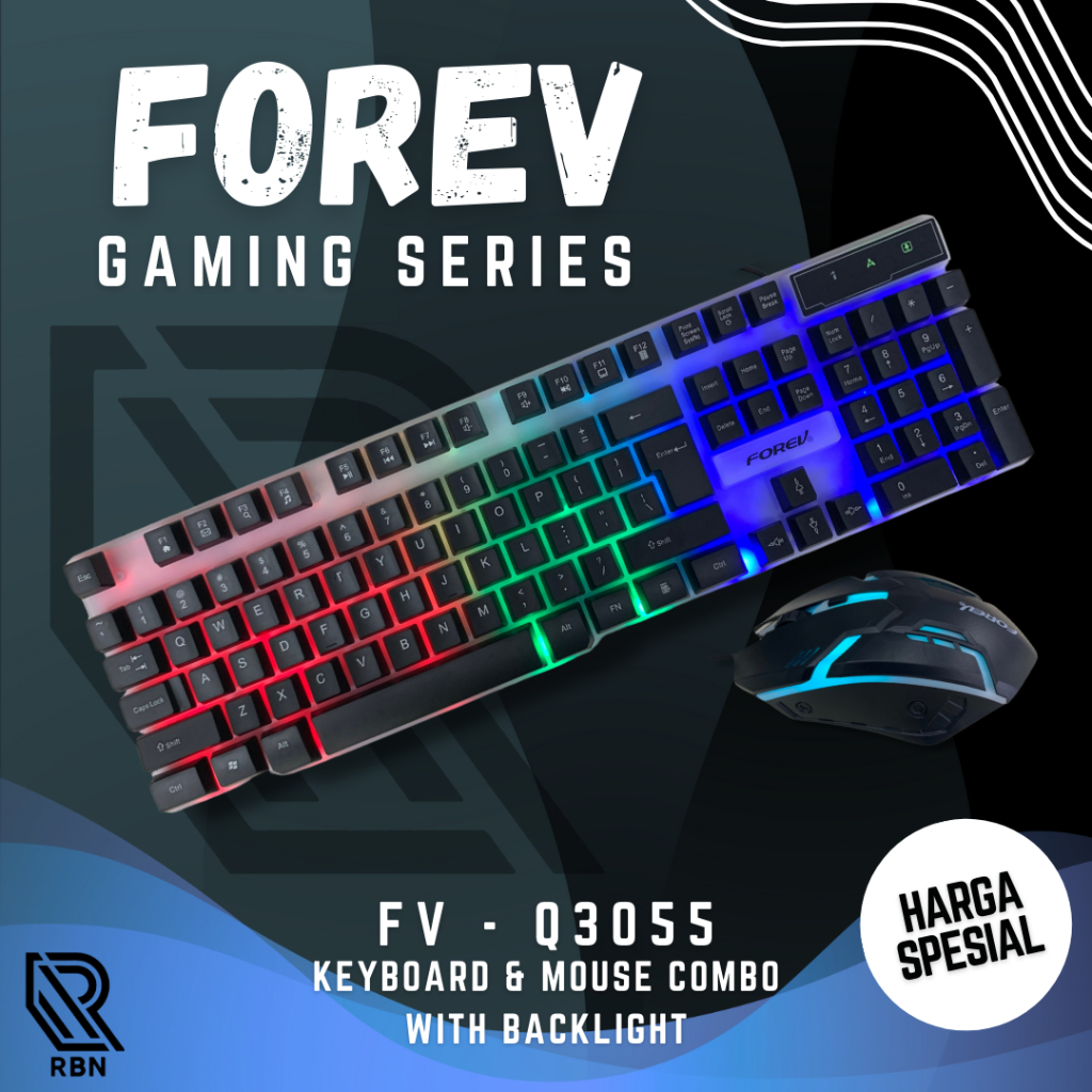 Jual FOREV Gaming Keyboard FV-Q305S SET Keyboard dan Mouse | Shopee ...