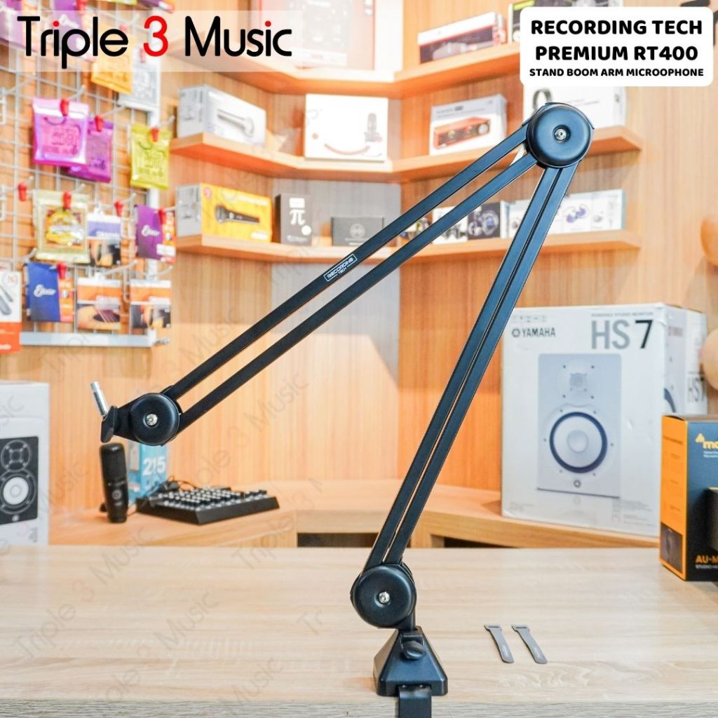 Jual Recording Tech RT400 PREMIUM Arm Stand Mic robot meja | Shopee ...
