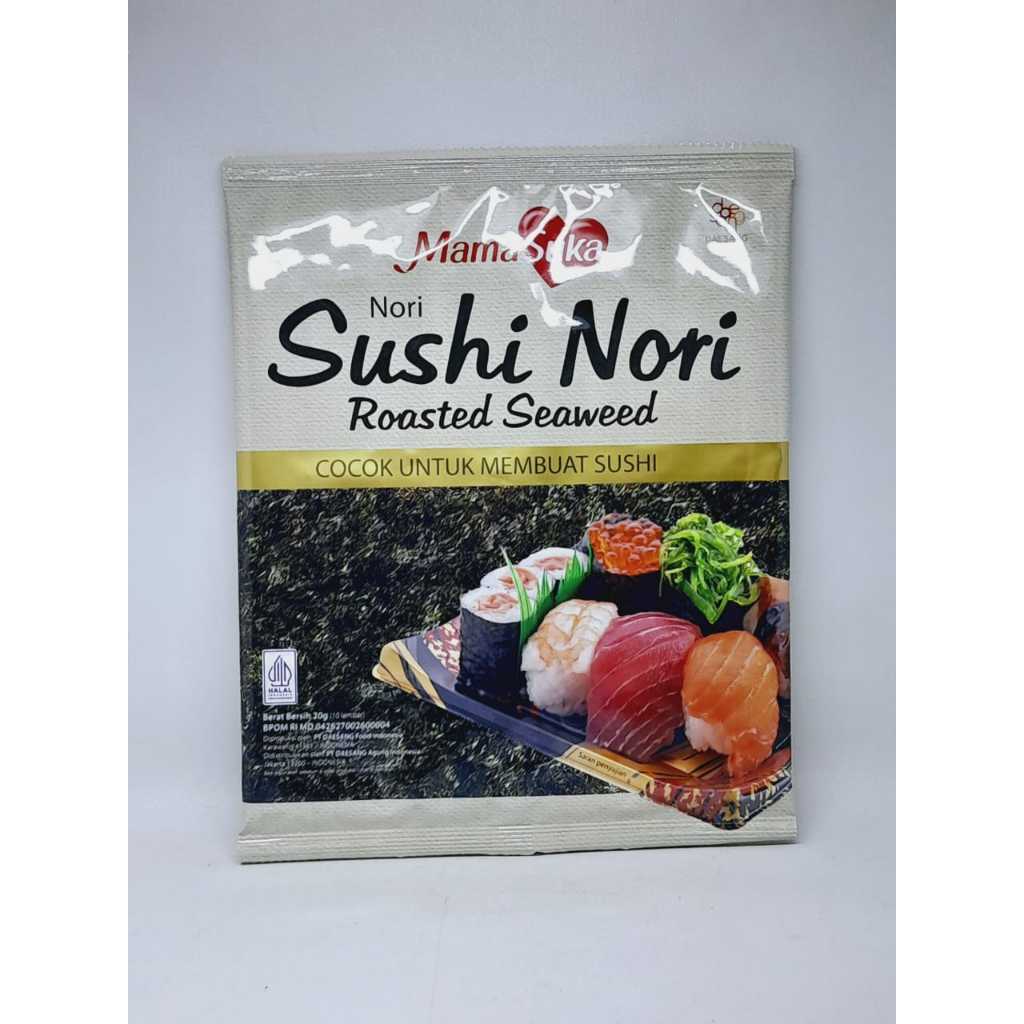 Jual MAMASUKA SUSHI NORI / RUMPUT LAUT 20GR | Shopee Indonesia