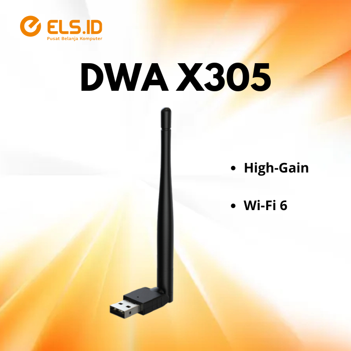 Jual D-Link DWA X305 AX300 USB Adapter Wi-Fi 6 High-Gain | Shopee Indonesia
