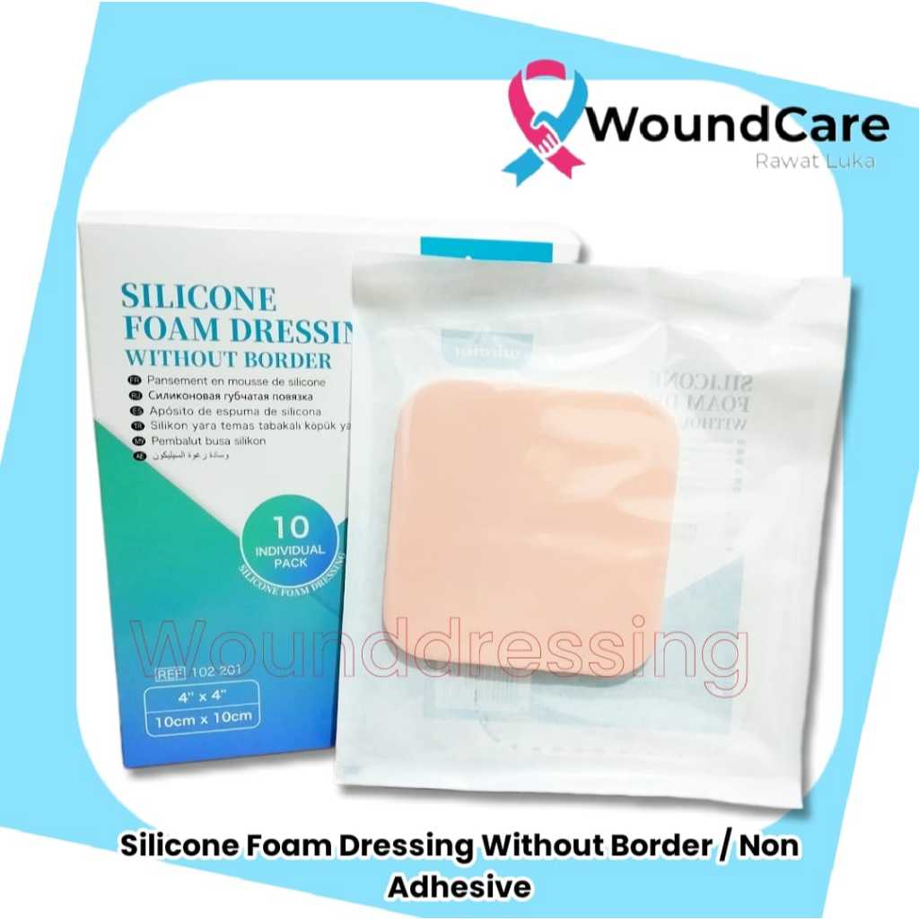 Jual Winner Silicone Foam Dressing 10 x 10 Cm Without Border / Pcs ...