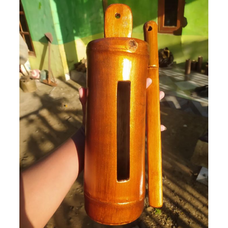 Jual Kentongan Bambu Kentongan jumbo Kentongan jidor Nyaring Besar ...