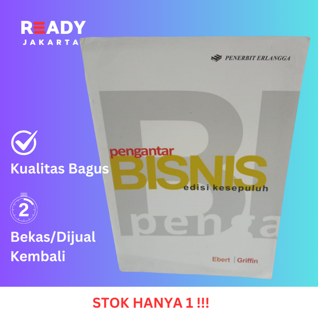 Jual Buku Pengantar Bisnis | Edisi ke 10 | Ebert n Griffin | Shopee Indonesia