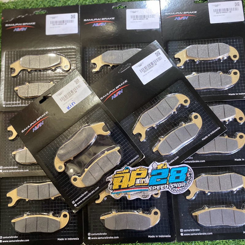 Jual BRAKE PAD CALIPER NISSIN SAMURAI 2 PISTON / KAMPAS REM CALIPER ...