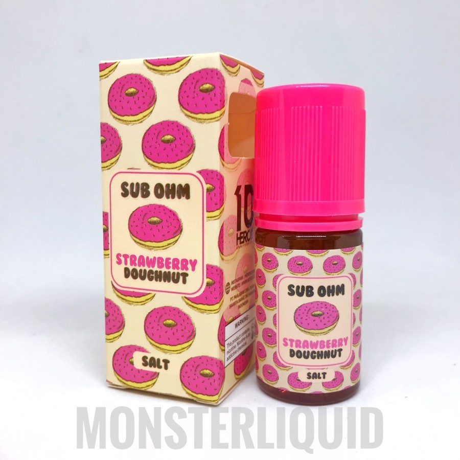 Jual SALT SUB OHM V2 STRAWBERRY DOUGHNUT BY HERO57 30MG 30ML | Shopee ...