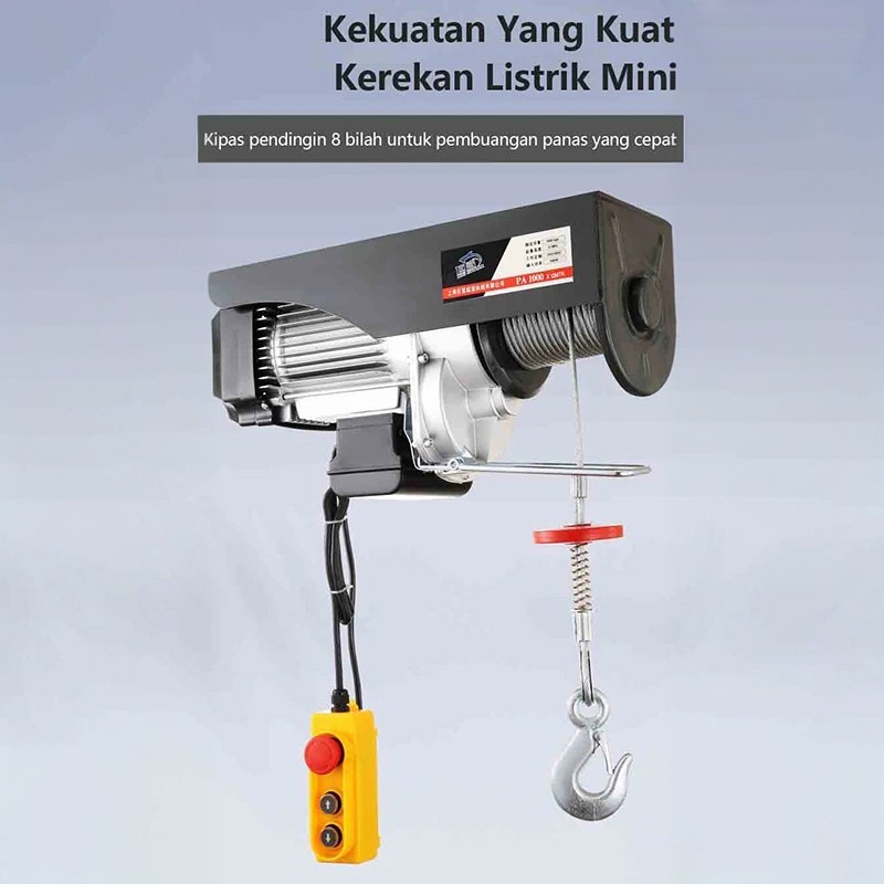 Jual PPD Kerekan Listrik Tali Kawat Dapat Mengangkat 1200kg Angkat 20m ...