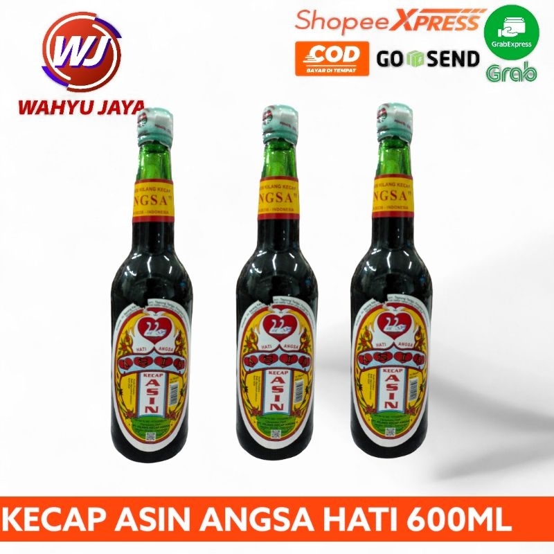 Jual KECAP ASIN ANGSA HATI 600ML | Shopee Indonesia