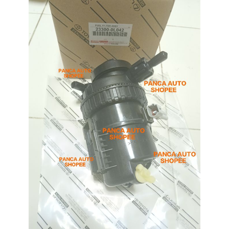 Jual Fuel filter assy komplit set toyota Fortuner diesel solar ori ...