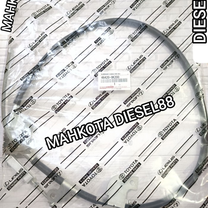 Jual KABEL REM TANGAN BELAKANG KANAN HILUX REVO 46420 0K200/0K210 ...
